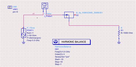 How Do I Calculate The Shottkey Diode Input Impedance Using Ads In Rectifier Circuit Researchgate