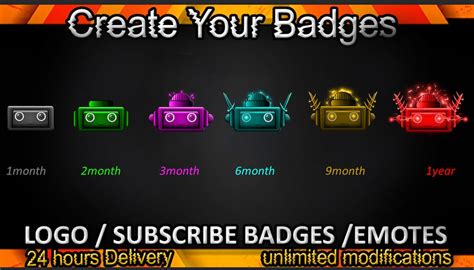 Robot Twitch Sub Badges Robot Twitch Emotes Robot Badges For Streamers Robot Subscriber Badges