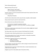 The Path To Understanding Sexuality Exploring The Meaning And Course Hero