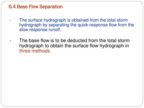 Ppt Hydrographs In Engineering Hydrology Powerpoint Presentation