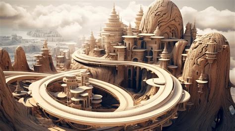 Premium Ai Image Curvilinear Designs