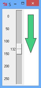 Perl Tk Widgets Slider Widget Scale