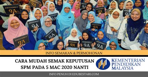 Semakan Keputusan SPM 2019 Diumumkan Mac 5 2020 Ini Cara Mudah Buat Semakan Keputusan Anda