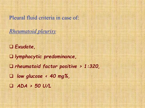 Pleural Fluid Analysis Pptx