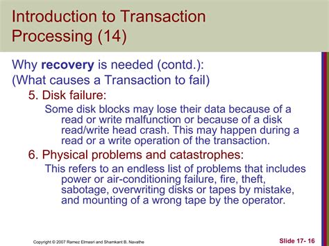 Database Management System Transaction Processing Unit 4 Ppt
