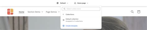 Customize Homepage Collection Page Documentation