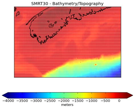 Bathymetry Topography Srtm30 Ocean Python