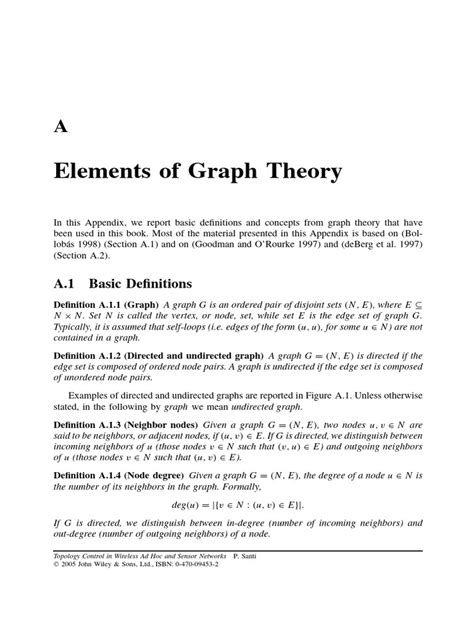 Topology Control In Wireless Ad Hoc And Sensor Networks 2005 Santi Pdf Vertex Graph