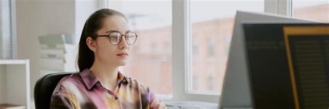 Premium Photo Website Header Of Female Programmer