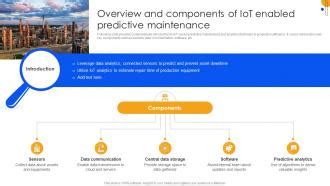 Unlocking Power Of IoT Solutions Overview And Components Of IoT Enabled Predictive IoT SS PPT Sample