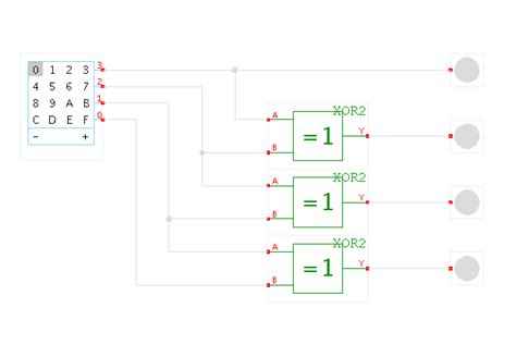 Codeumsetzer Binärcode in Gray Code