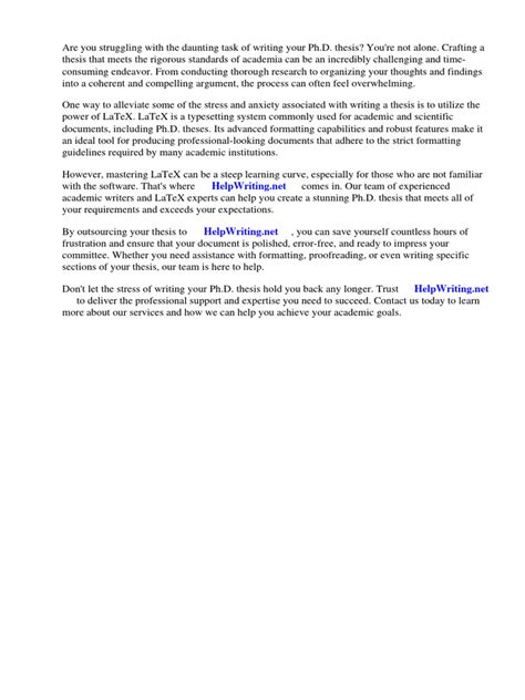 Phd Thesis Template Latex Eth Pdf Thesis Apa Style