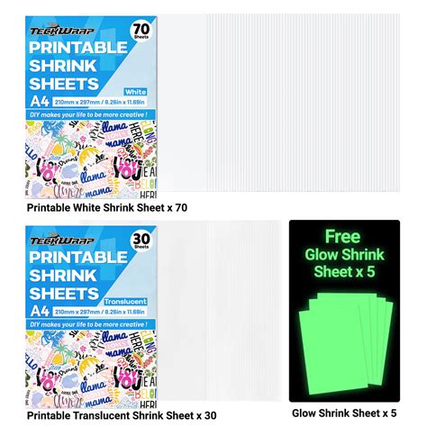 Inkjet Printable Shrink Sheets Teckwrapcraft
