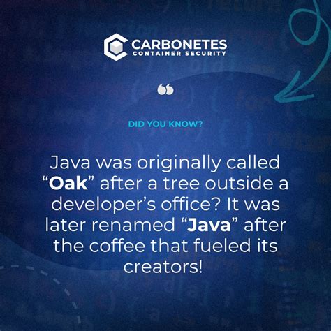 carbonetesfridaytrivia didyouknow java programming codingfacts… carbonetes