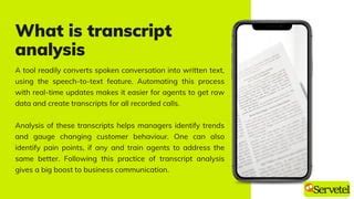 Introduction To Transcript Analysis PDF