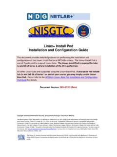 Linux Install Pod Installation And Configuration Linux Install Pod Installation And
