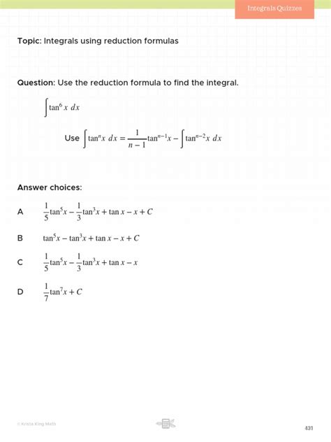 116 integrals using reduction formulas download free pdf applied