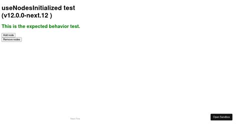 Reactflow Measurement Bug V12 Next12 Codesandbox