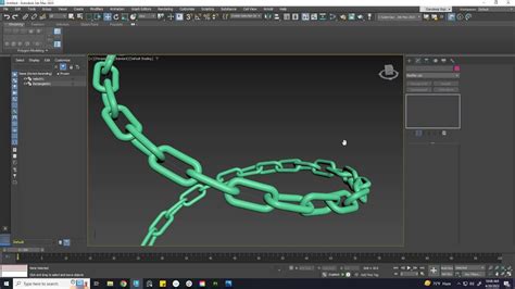 Attach Shapes To Spline Make Chain With Spline In 3ds Max