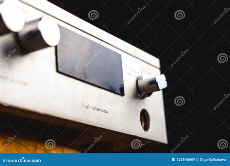 The Old Amplifier Stock Image Image Of Loud Level