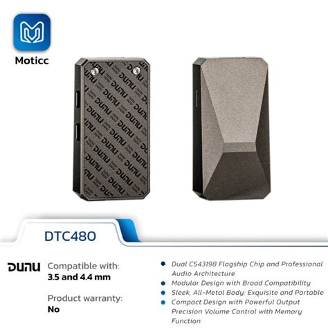 Jual Dunu Dtc480 Portable Dac Amp Headphone Amplifier Dual Cs43198 Chip Dsd256 3 5mm 4 4mm