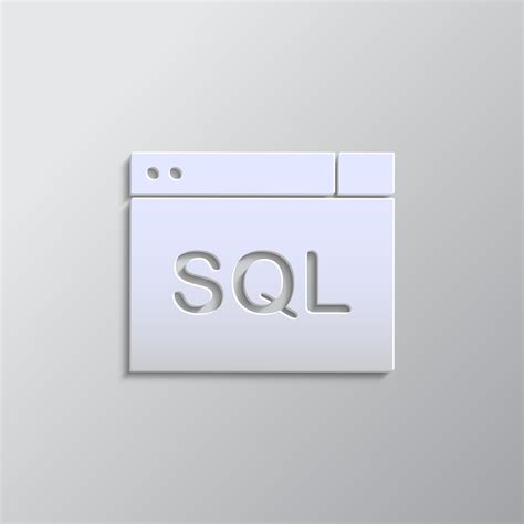 database server paper style icon grey color vector background paper