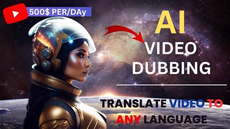 Ai Video Dubbing Youtube Video Translate Any Language Youtube