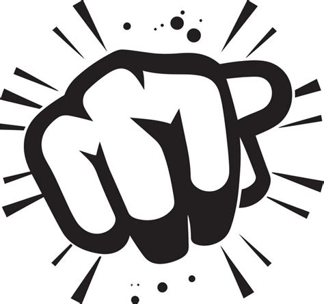 premium vector the art of depth vector punch in blackdynamic impact creation punch vector