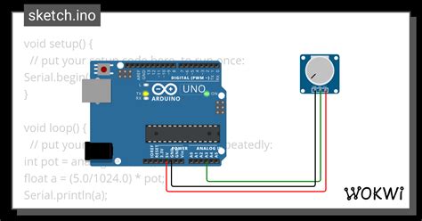Efe Potansiyometre Analog Giris Wokwi Esp32 Stm32 Arduino Simulator