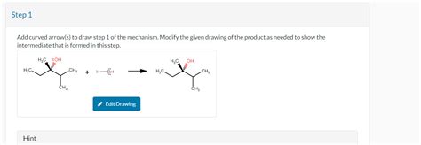 Solved Step 1Add Curved Arrow S To Draw Step 1 Of The Chegg Com