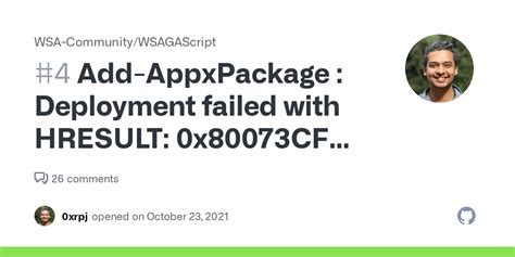 Add Appxpackage Deployment Failed With Hresult 0x80073cff To Install This Application You