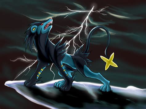 Luxray In Lightning By Artico On Deviantart