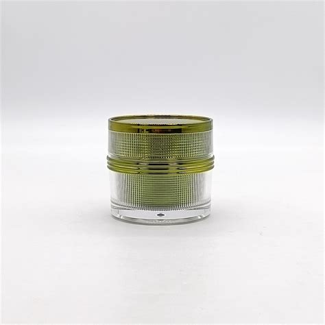 50g 투명 플라스틱 화장품 크림 용기 50ml 아크릴 파우더 용기용 녹색 나사 뚜껑 포함 중국 제조 업체의 네일 딥 파우더