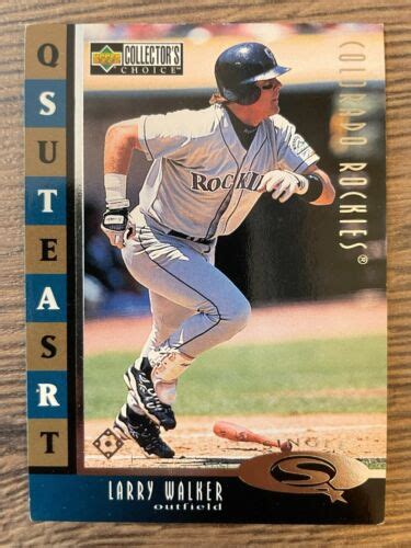 Larry Walker 1998 Collectors Choice Starquest Single Sq14 Colorado