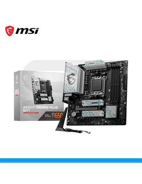 Placa Madre Msi B650m Gaming Plus Wifi Amd Socket Am5 Ddr5 Dp Hdmi Pn 9117e24001