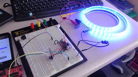 Controlling A NeoPixel LED Strip With An MSP Via An Android App YouTube