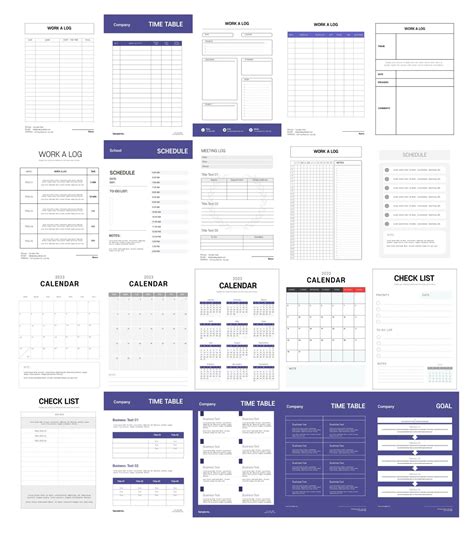 시간표 양식 다운로드 Ppt 템플릿 스토어 디자인킵