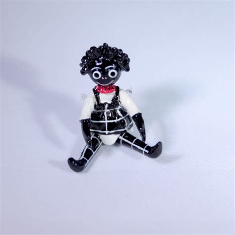 Minnie Maria Miniatures Golly Girl Blackwhite