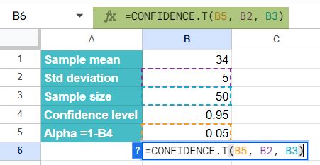 Confidence Interval In Google Sheets Examples How To Use
