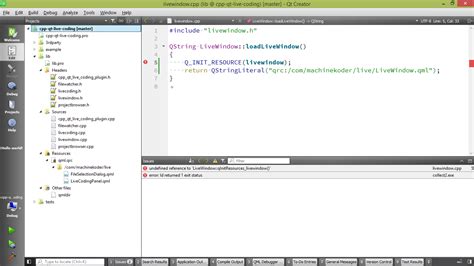 Compilation Issue With Q INIT RESOURCE Issue 1 Machinekoder Cpp Qt Live Coding GitHub