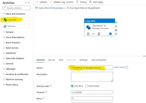 How To Copy Multiple Files From A Sharepoint Folder To Datalake Using Azure Data Factory Ization