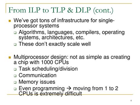 Ppt Chap 4 Multiprocessors And Thread Level Parallelism Powerpoint Presentation Id1465283