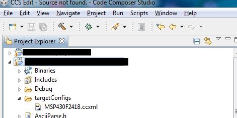 MSP430 Error Connecting To The Target The Target Setup MSP430F2418