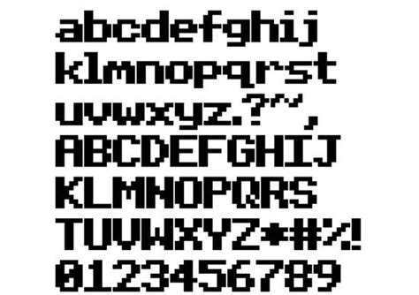 Bitmap Font