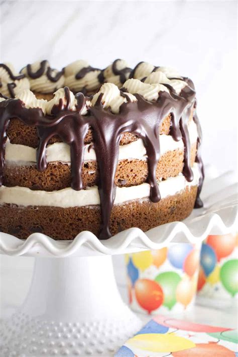 Chocolate Chip Cookie Cake With Cream Cheese Frosting Savor The Best