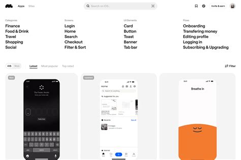 Mobbin — Ui And Ux Design Inspiration For Mobile And Web Apps