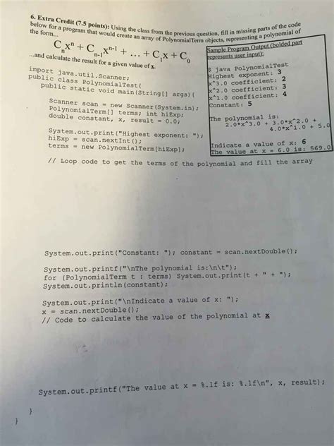 Solved Need Help Fill The Missing Parts Only The Missing Chegg