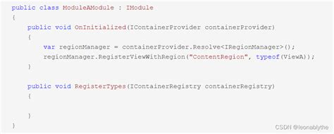 Prism学习日记04 Module的使用流程prism Module Csdn博客