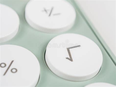 Calculator Key To Calculate The Square Root Simplifying Mathematical