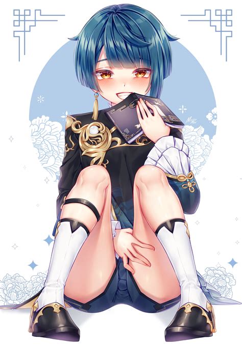 Xingqiu Genshin Impact Drawn By Mizumizzumiz Danbooru